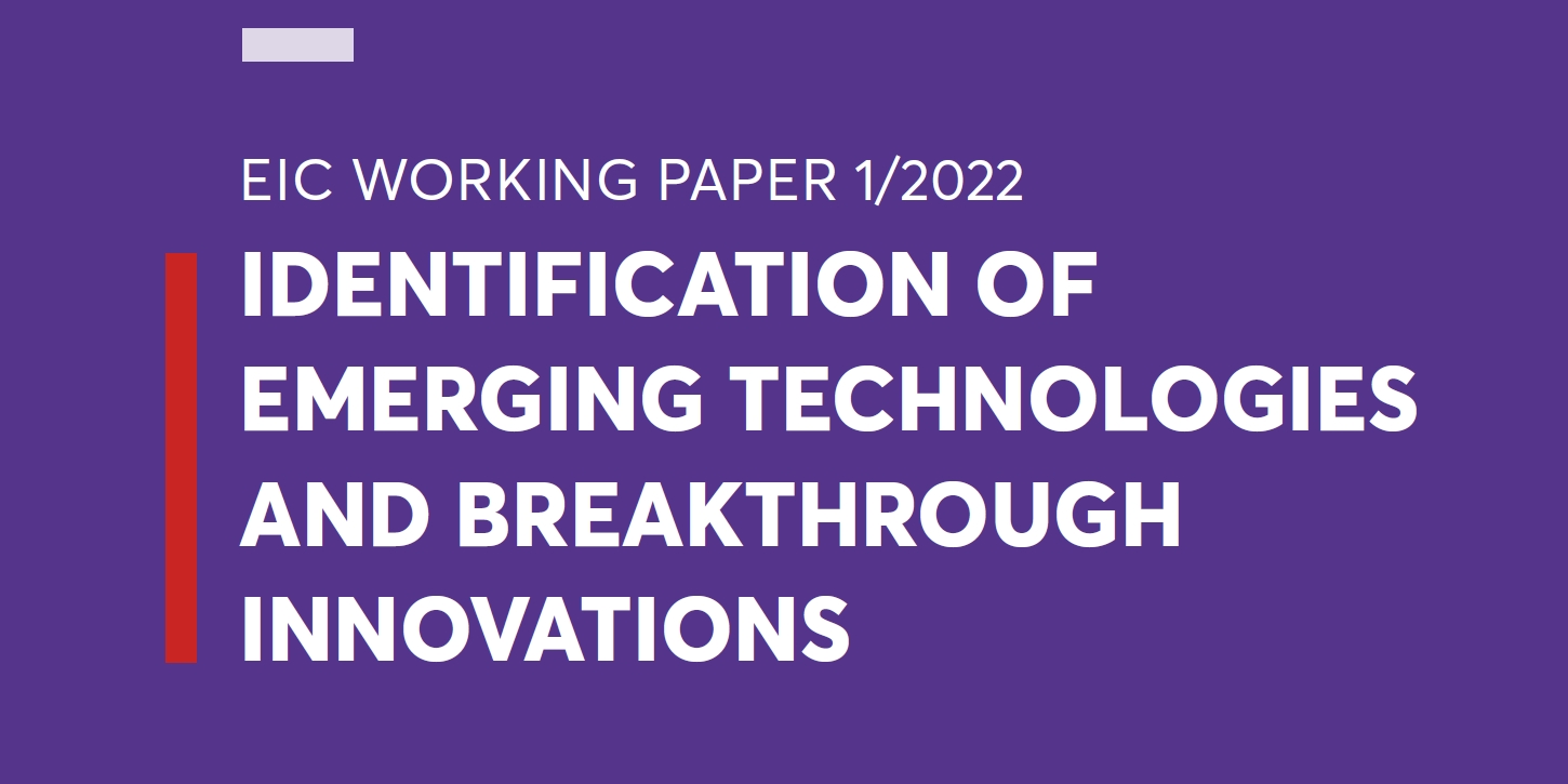 Správa EIC Tech predstavuje nové rozvíjajúce sa technológie – InnoNews.blog